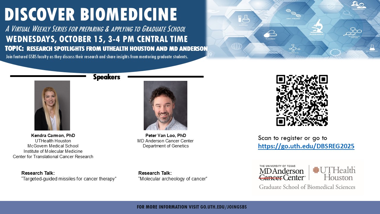 Discover Biomedicine Series 2025: Research Spotlights From UTHealth ...